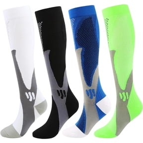 Extreme Fit Knee High Compression Socks - 6 Pair for Running, Athletics ...