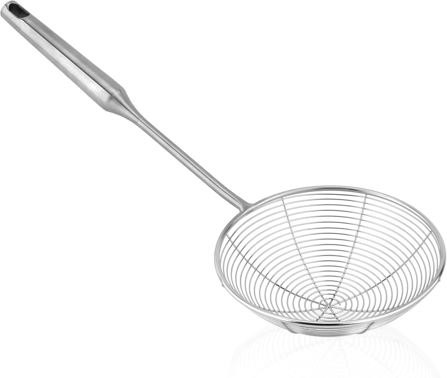 Kiibsot 304 Stainless Steel Spider Strainer Skimmer Ladle for Cooking ...