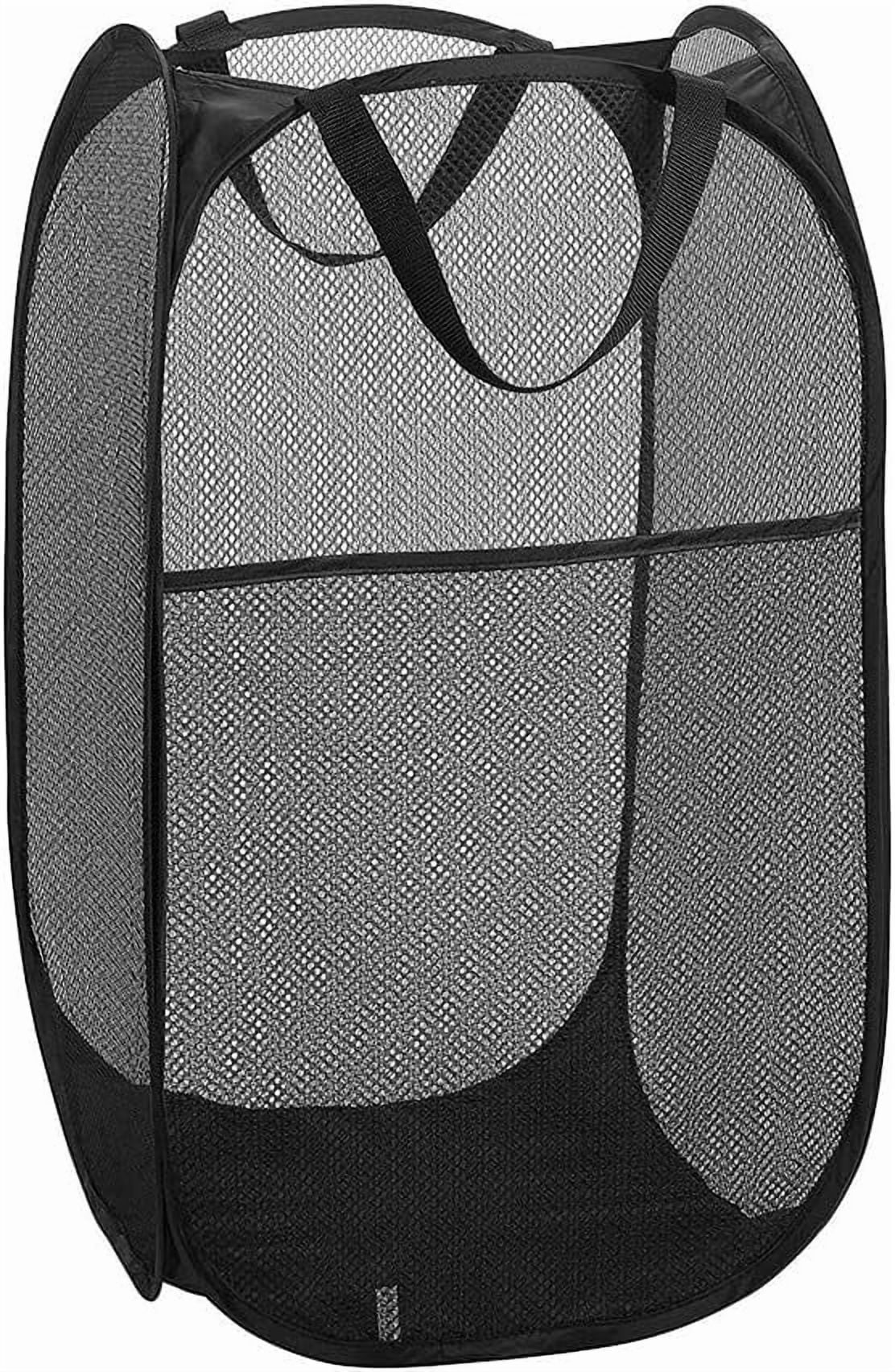 Kiibsot Popup Mesh Laundry Baskets, Collapsible and Portable Clothes ...