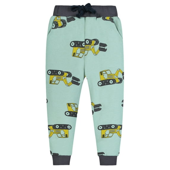 Kiijoy Big Boys Cotton Sweatpants Cartoon Print Casual Active Jogger ...