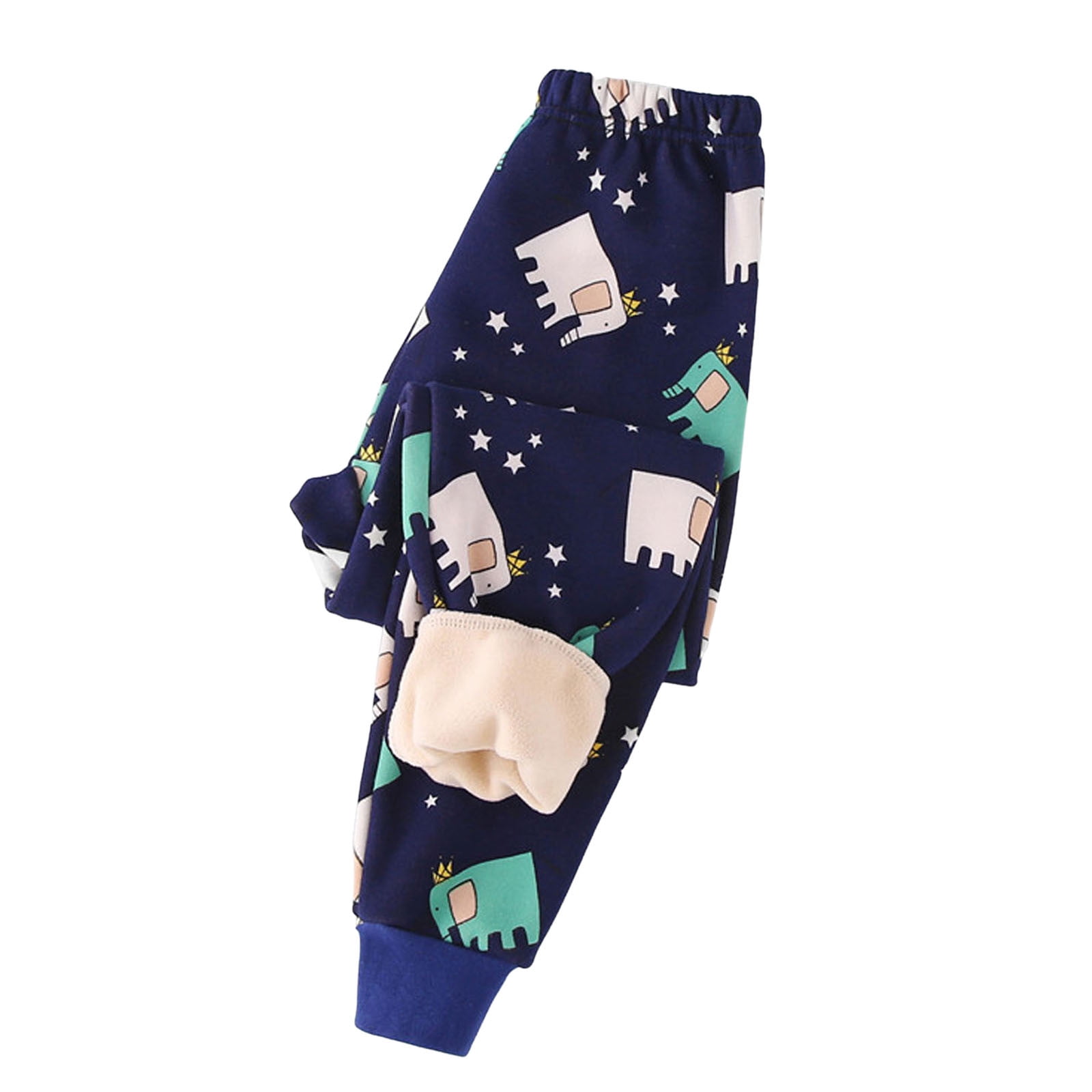 Kiijoy Big Girls Fleece Pajama Pants Cartoon Print Stretch Sleep Pants ...