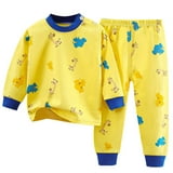 Kiijoy Infant Boys Pajamas Cartoon Print Long Sleeve Sleep Top Pants ...