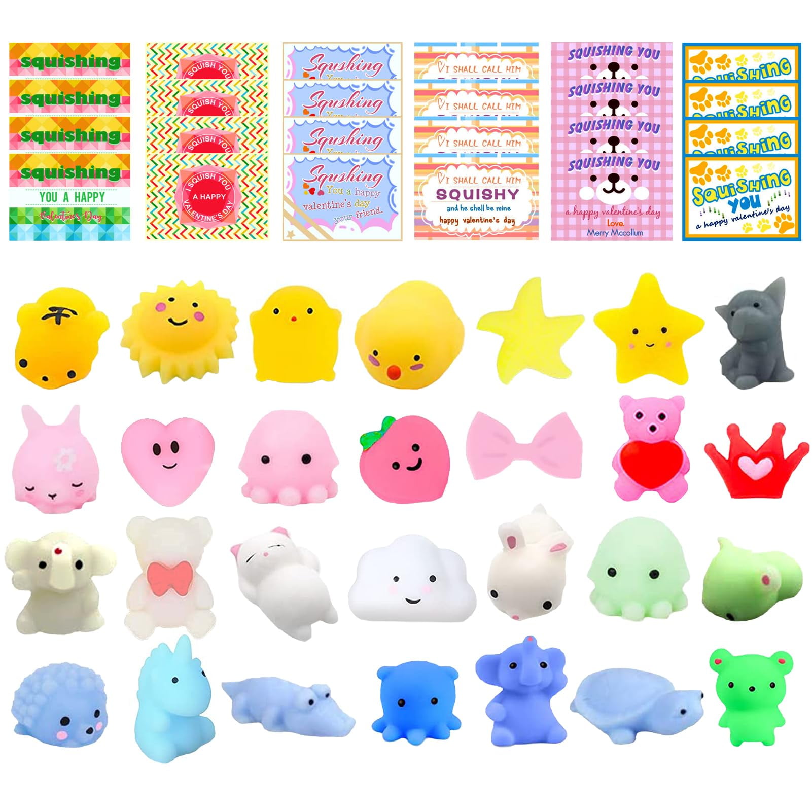 Kijamilee 24PCS Valentines Cards for Kids Classroom, Valentine Gifts ...