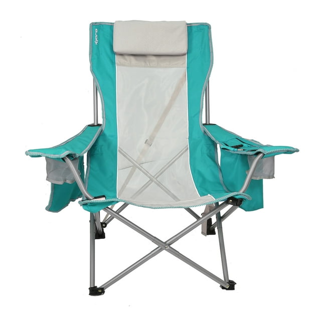 Kijaro Ionian Turquoise Folding Portable Beach Sling Chair - Walmart.com