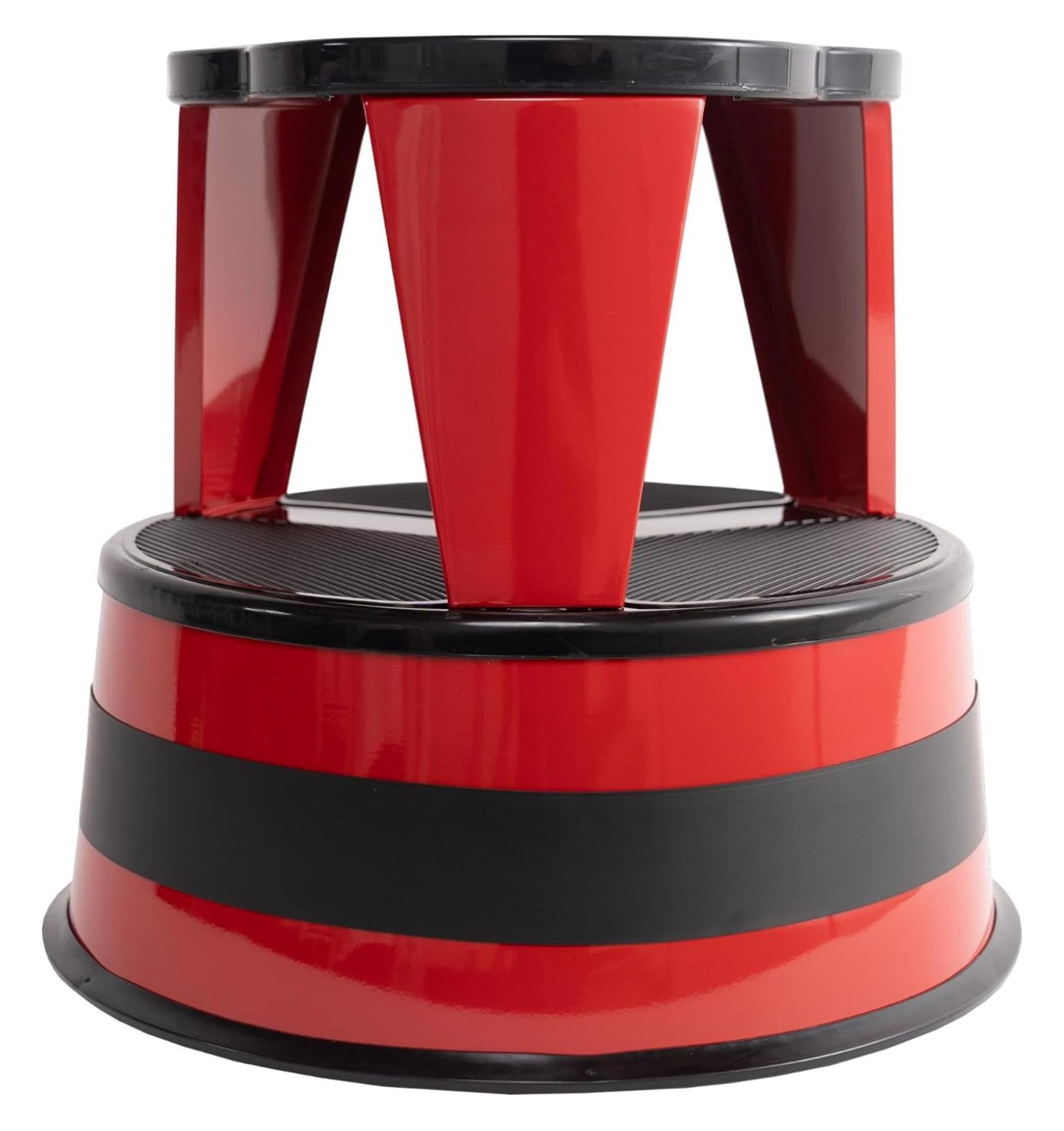 Kik Step Steel Step Stool - Two Step Stool, Holds 350 lbs (Red ...