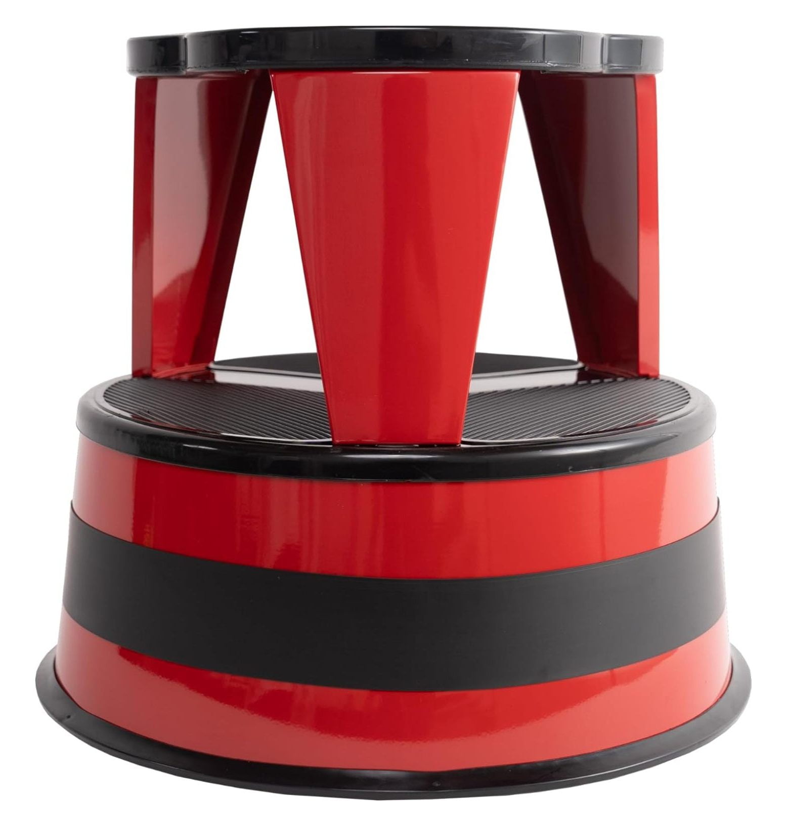 Kik Step Steel Step Stool - Two Step Stool, Holds 350 lbs (Red) - Walmart.com