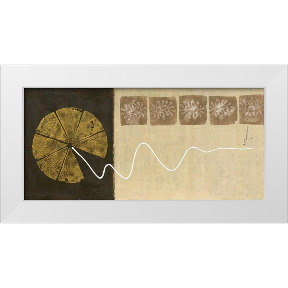 Kikani, Umang 24x13 White Modern Wood Framed Museum Art Print Titled ...