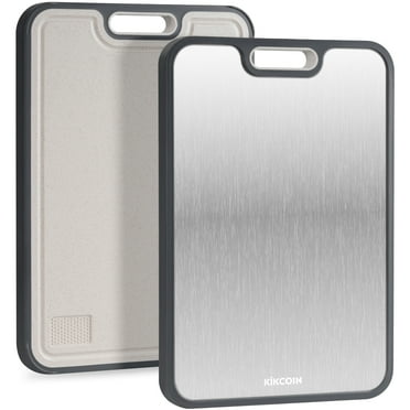 Kikcoin Cutting Board Set of 3, Bamboo Chopping Boards for Kitchen ...