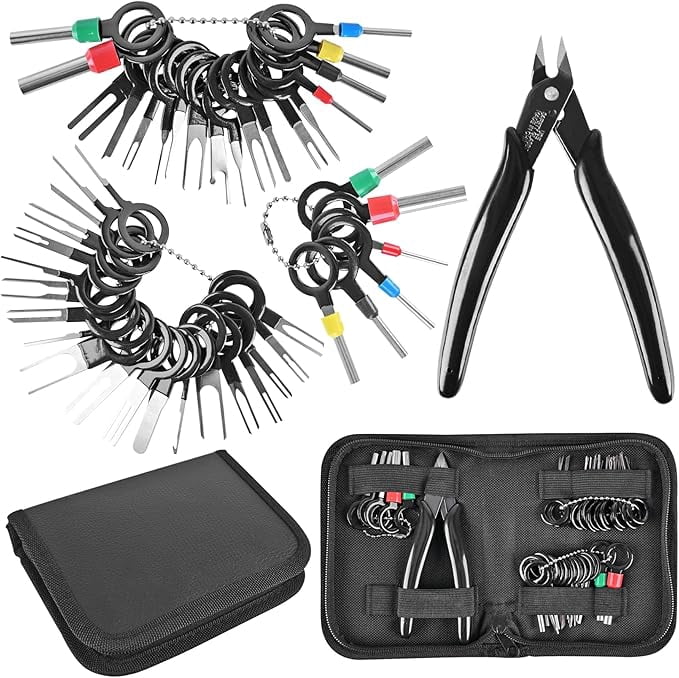 Kikerike Terminal Removal Tool Kit 45 Pcs Depinning Tool Electrical ...