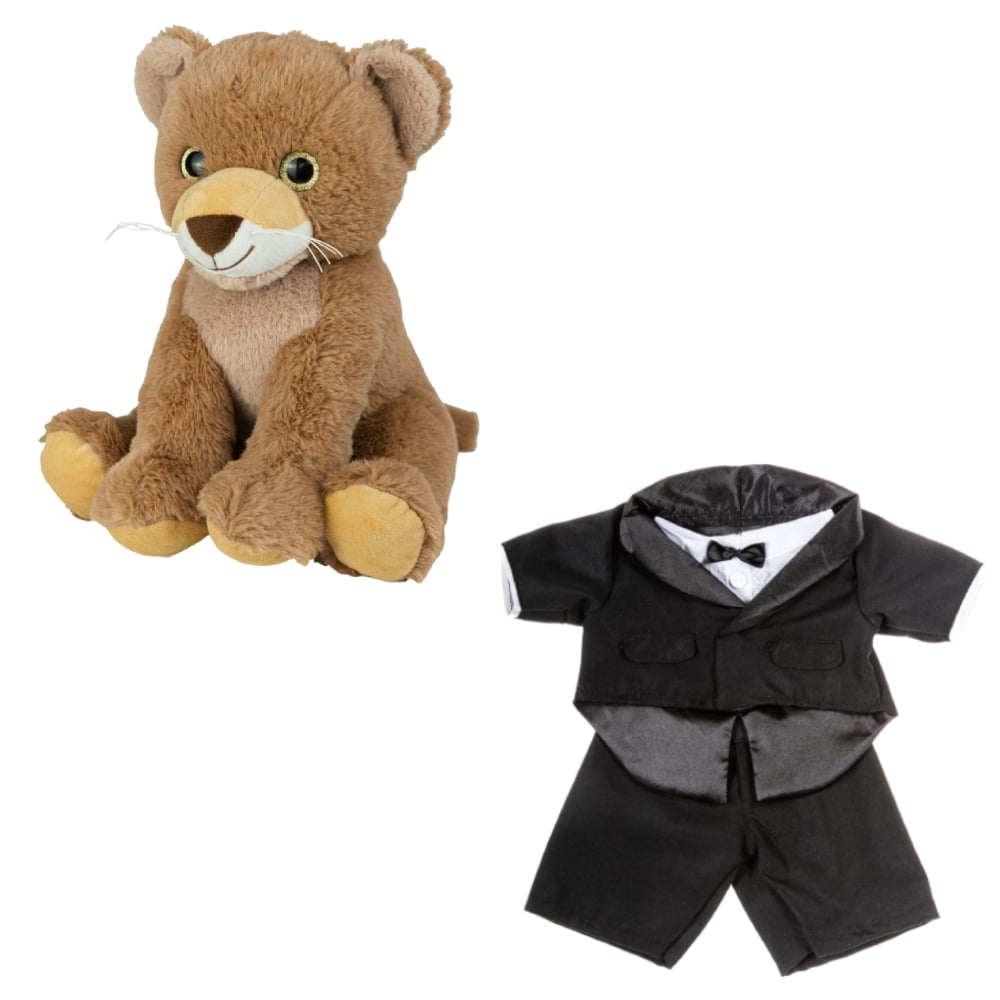 Kiki Lion Cub 16 inch with Tuxedo Suit Stuffed Animal - Adorable Formal ...