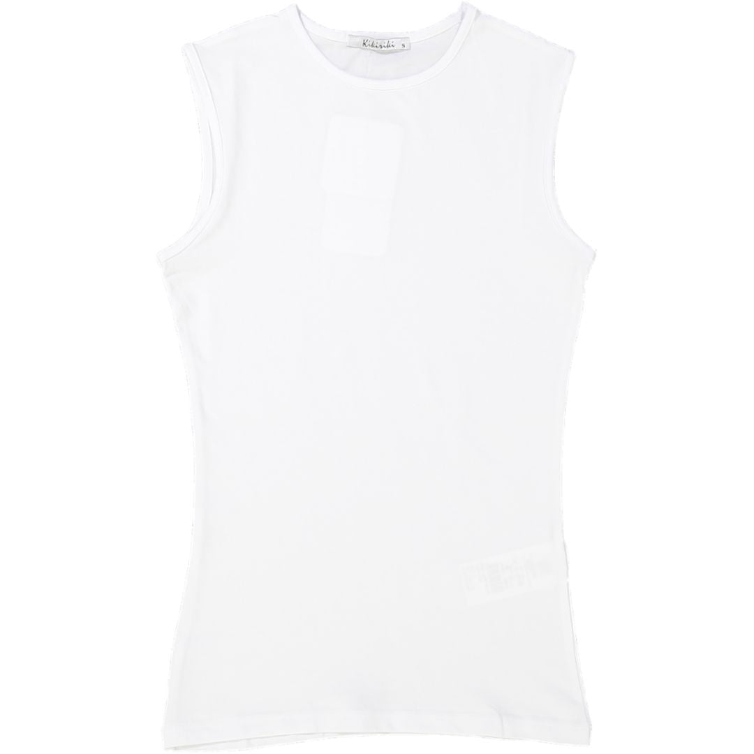 KIKI RIKI Women's Sleeveless Layering Shell/T-Shirt 13277 White xx ...