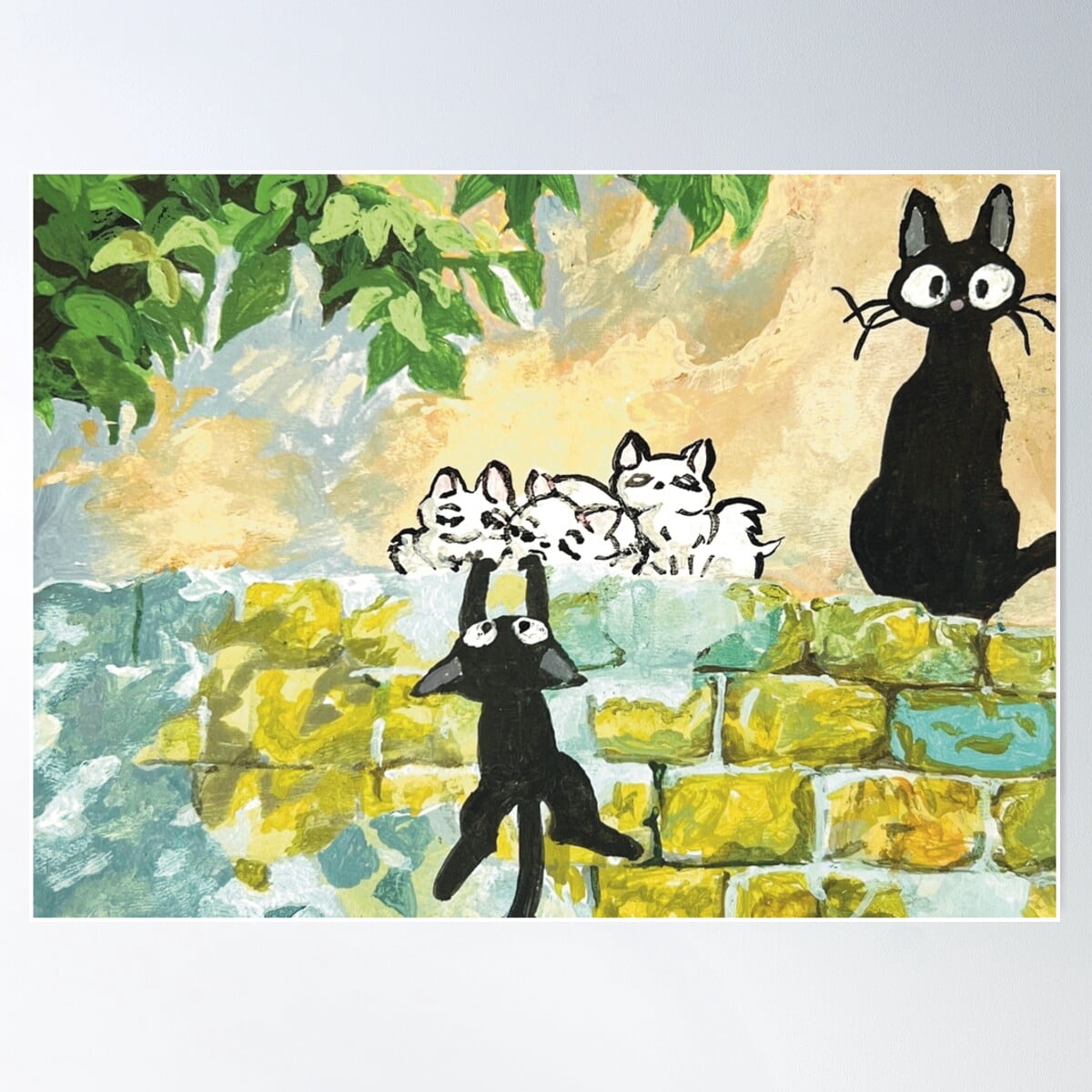 Kiki'S Delivery Service Poster Wall Art, Modern Wall Decor For Living ...