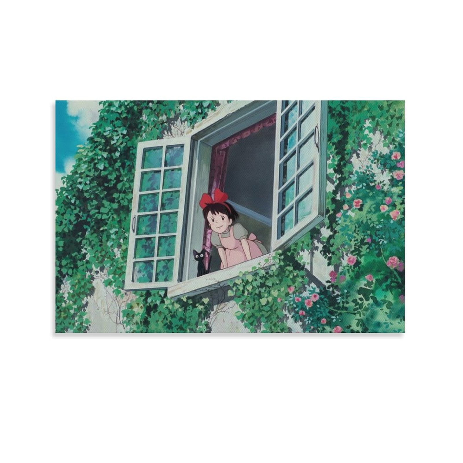 Kiki's Delivery Service Classics Anime Poster Canvas Wall Art Poster ...
