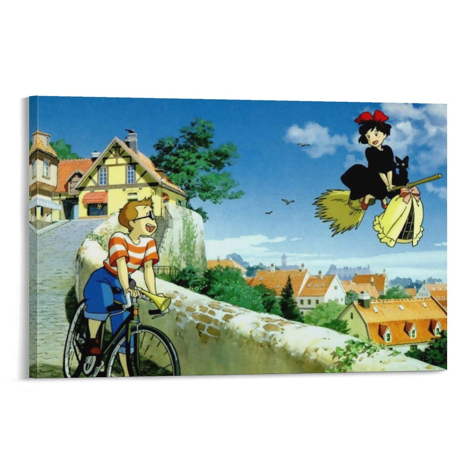 Kiki's Delivery Service Famous Japanese Anime Poster Gifts Canvas ...