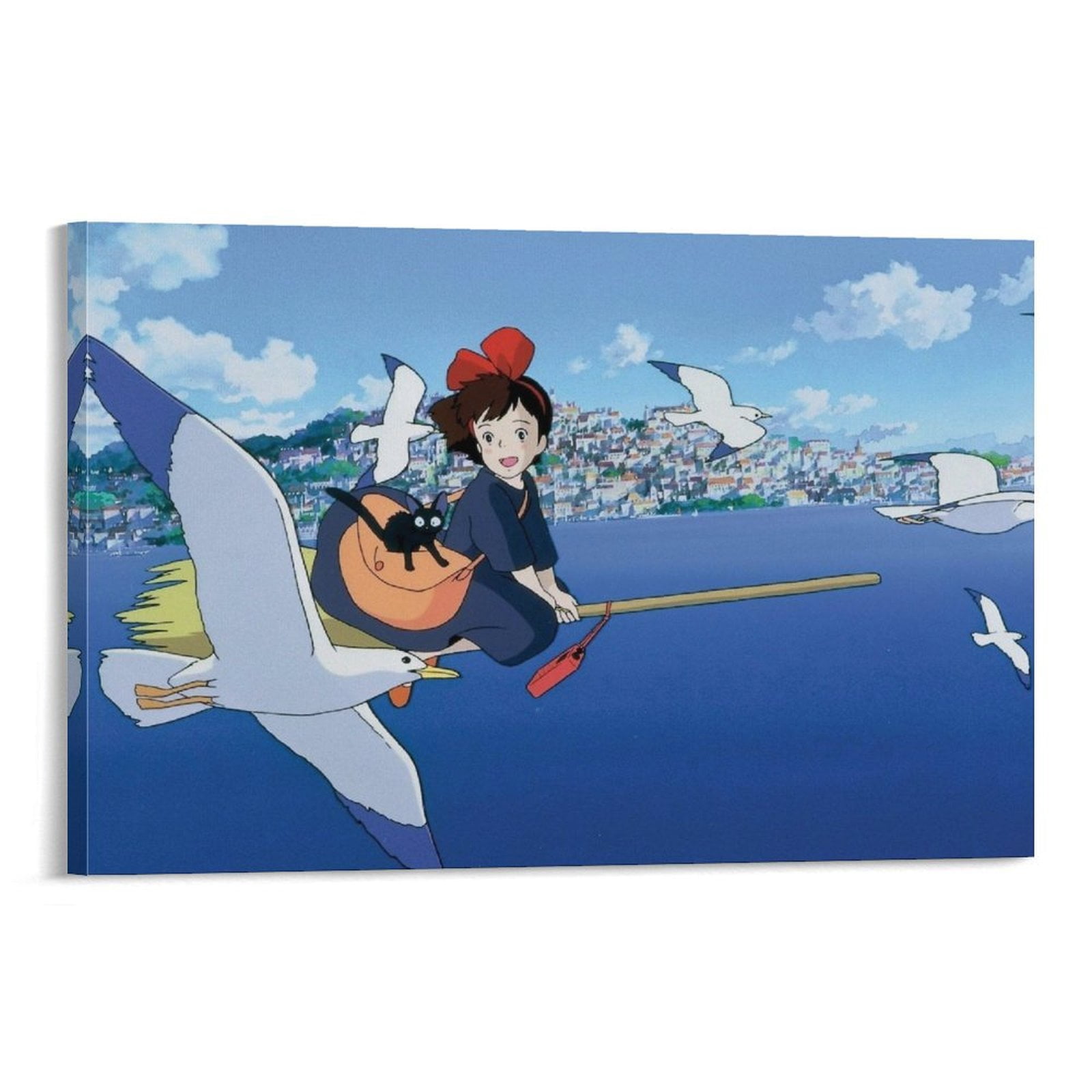 Kiki's Delivery Service Japanese Poster Anime Artworks Picture Print ...