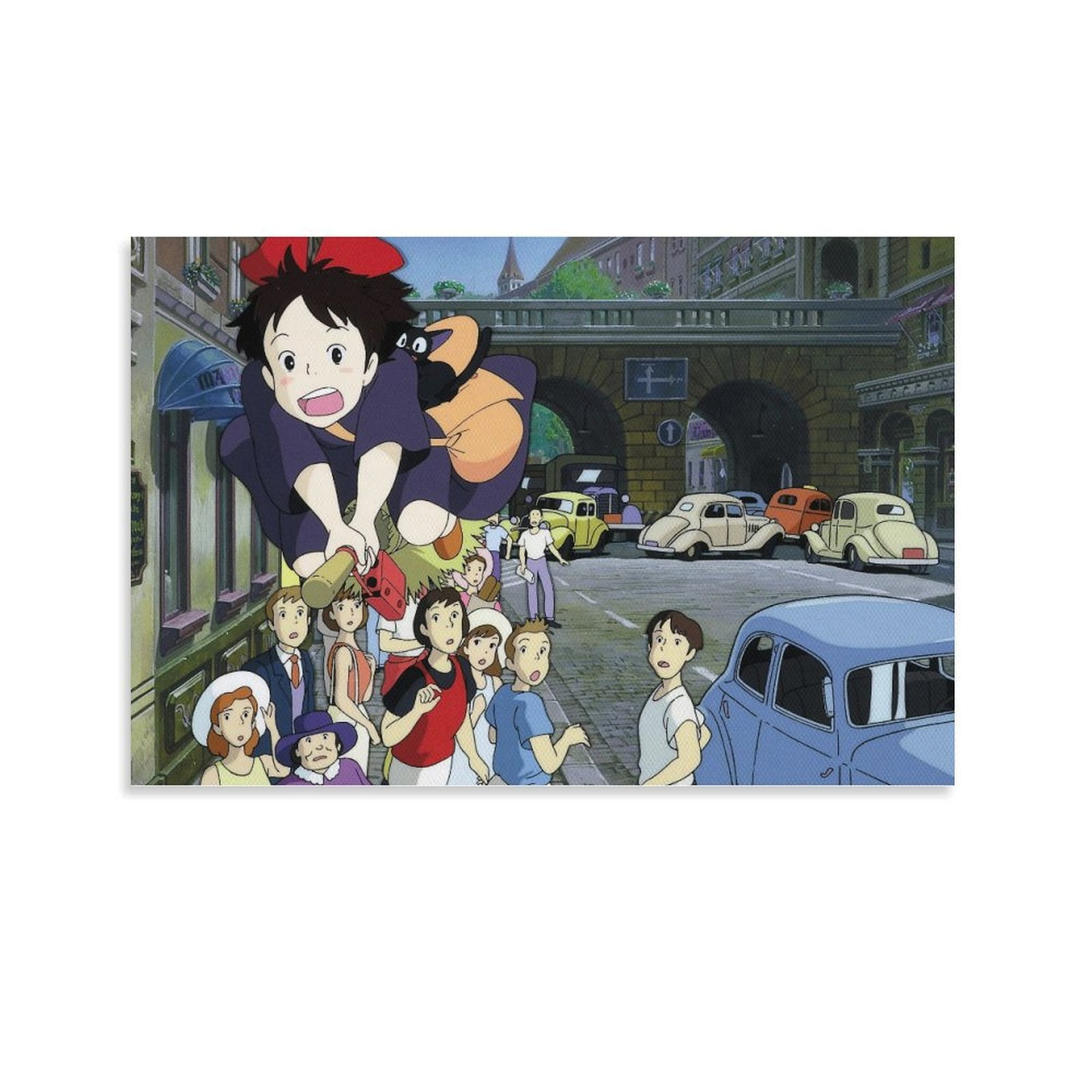 Kiki's Delivery Service Poster Anime Posters Art Print Wall Photo Paint ...