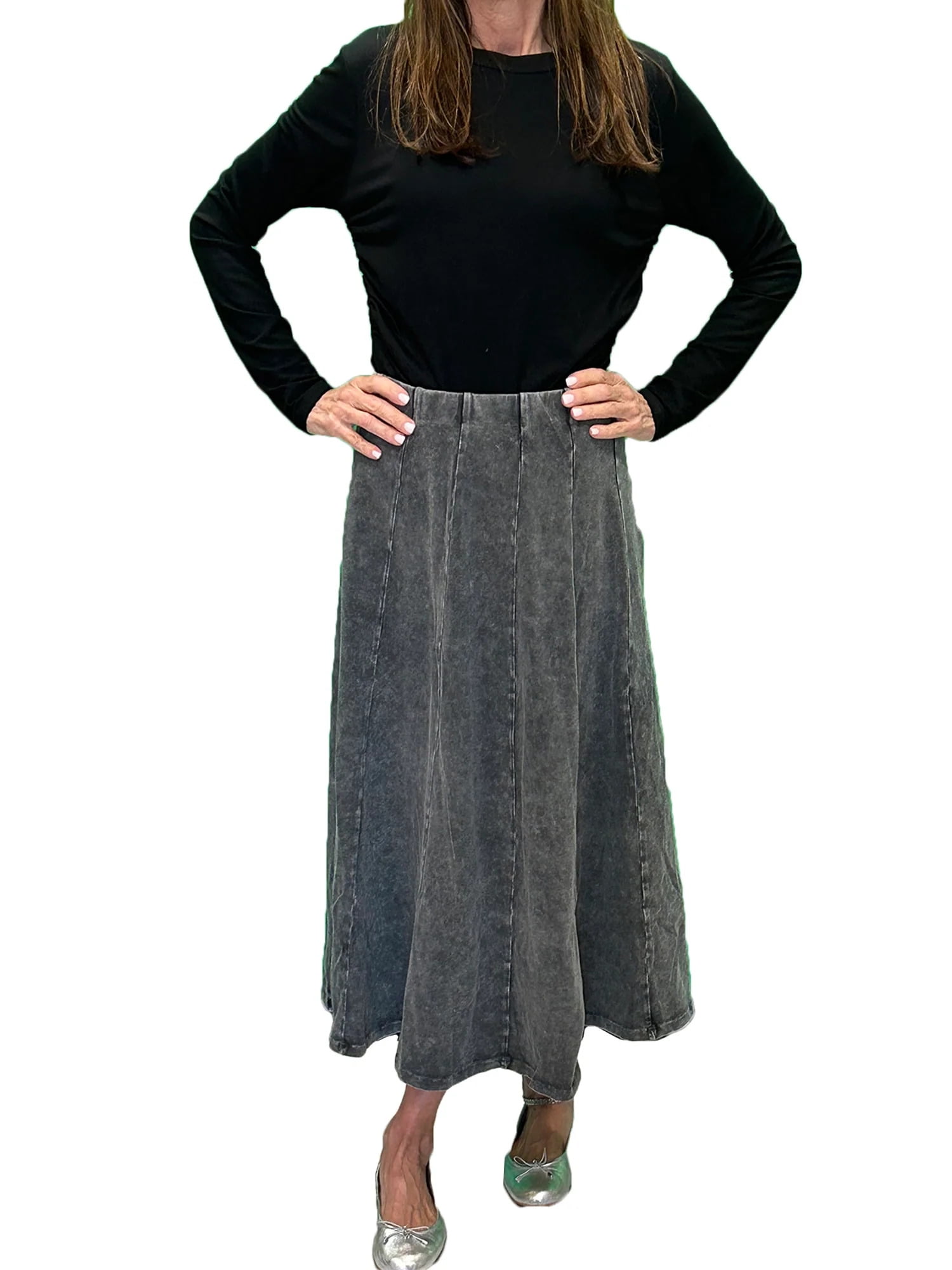 Kikiriki Denim Panel Lola Skirt - Walmart.com