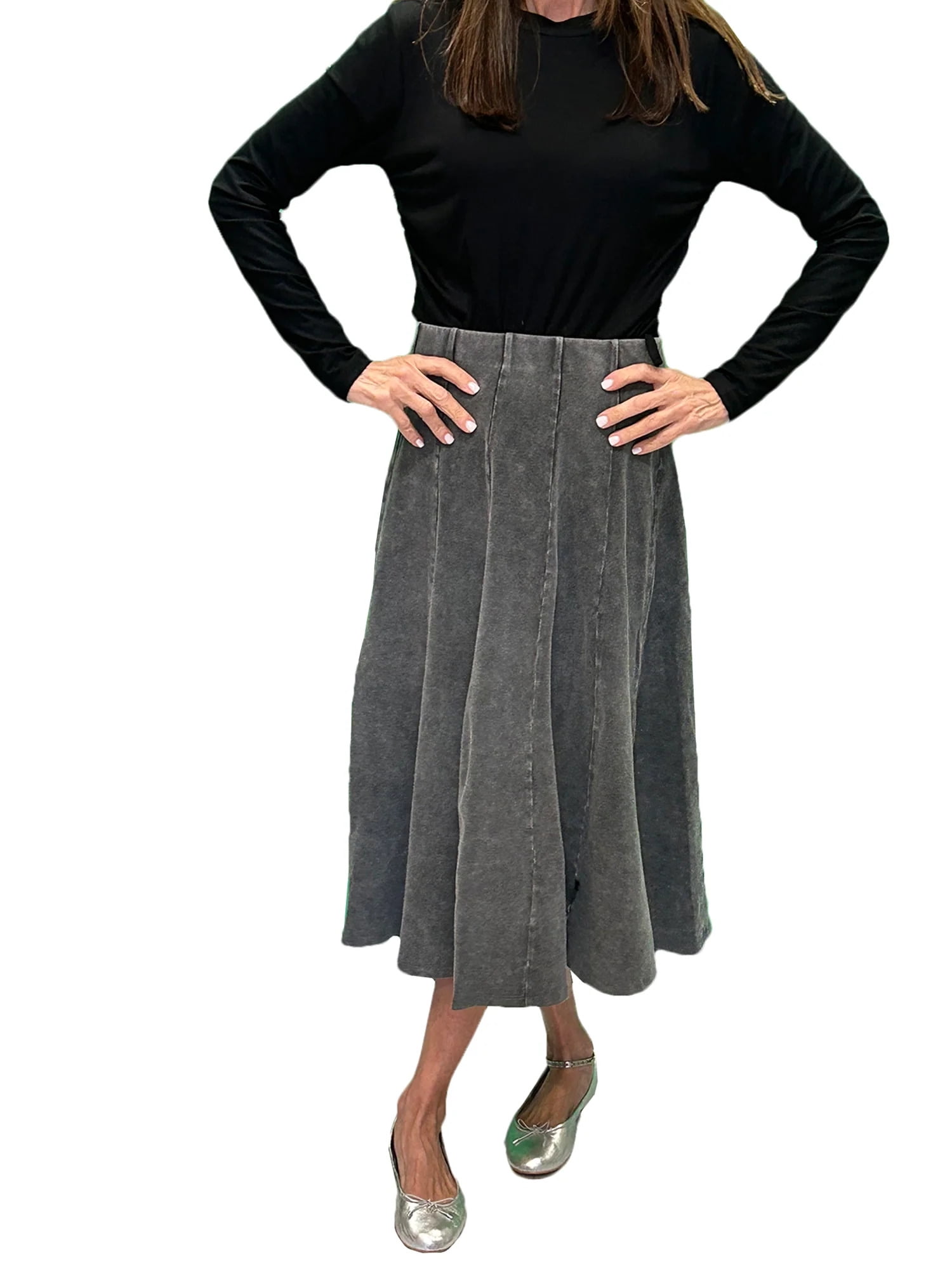 Kikiriki Denim Panel Lola Skirt - Walmart.com