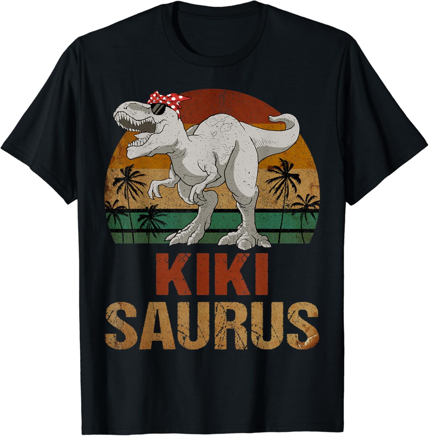 Kikisaurus Dinosaur Kiki Saurus Vintage Mother'S Gift T-Shirt Unisex S ...