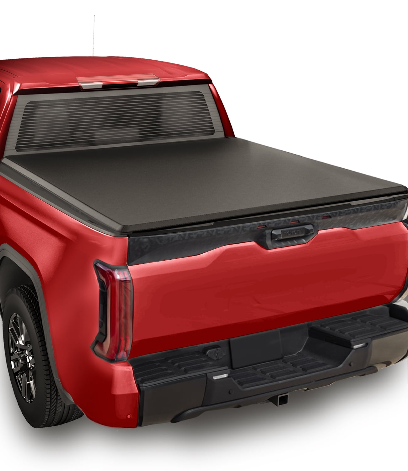 Kikito Vinyl Soft Quad-Fold Truck Bed Tonneau Cover for 2022-2024 Tundra 6.5ft Bed (78.7") w ...