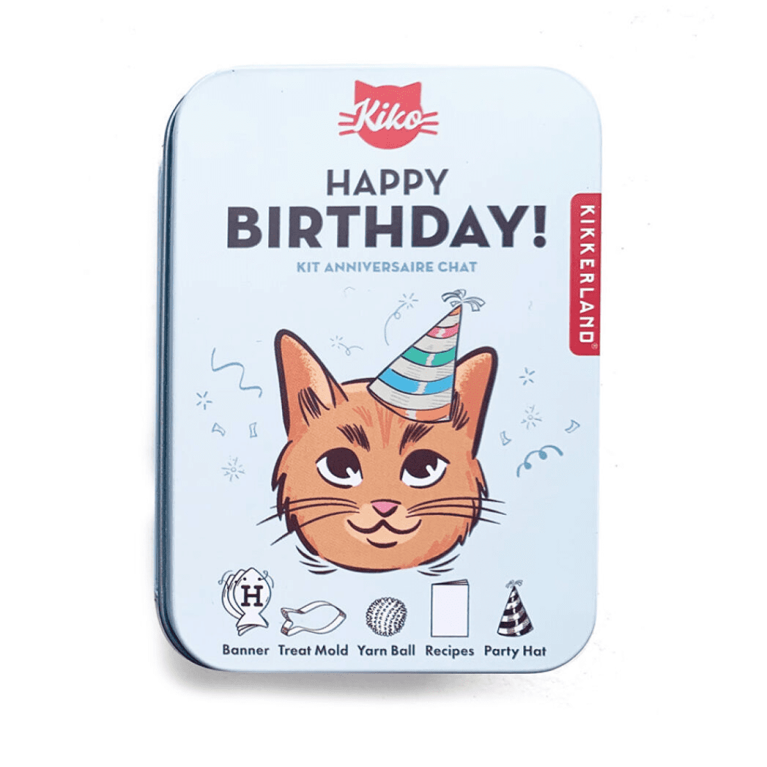Kikkerland Cat Happy Birthday Kit - Walmart.com