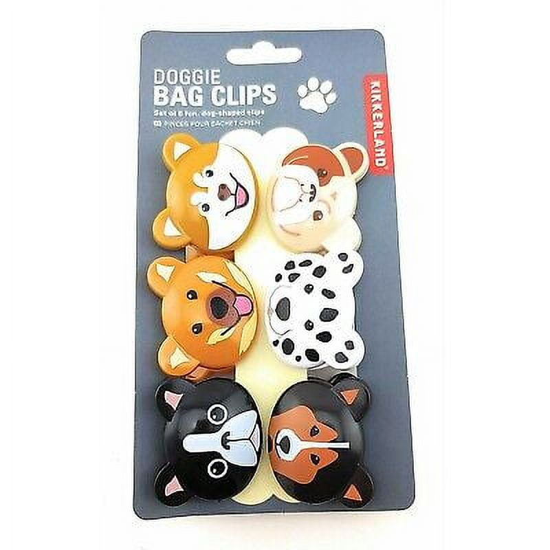 Kikkerland Doggie / Dog Bag Clips - Set of 6 - Walmart.com
