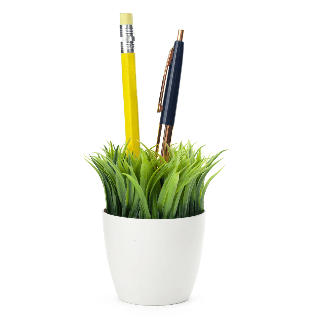 Kikkerland Grass Potted Pen Stand - Walmart.com