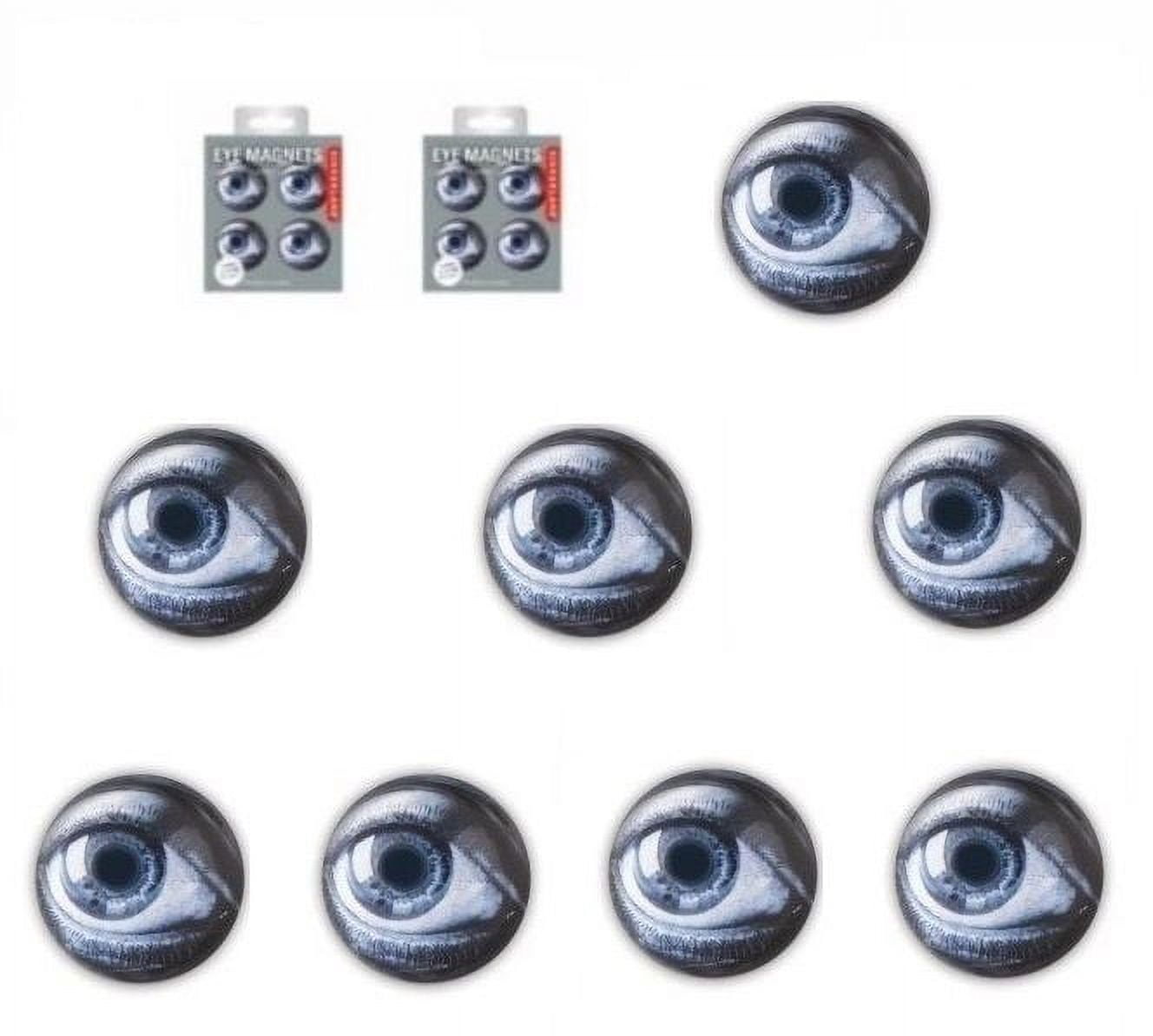 Kikkerland REALISTIC GLASS HUMAN EYE Fridge Magnets, MG44 (2 PACK - Set ...