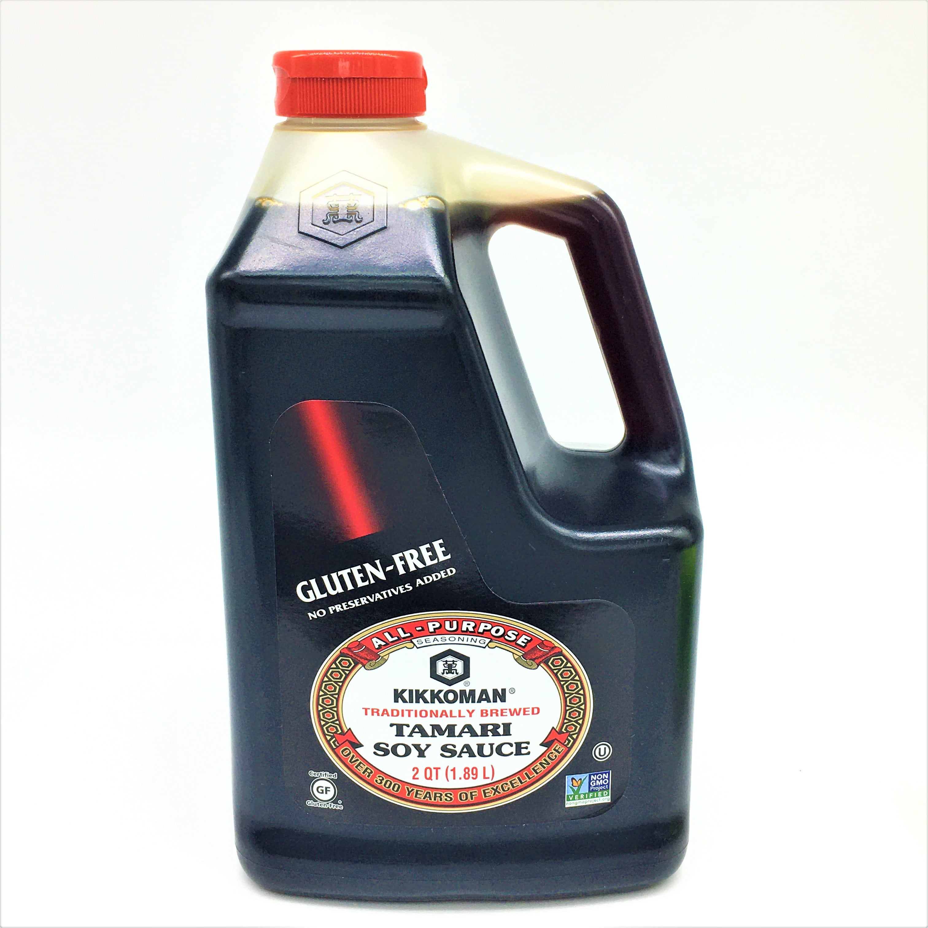 Kikkoman Gluten Free Traditionally Brewed Tamari Soy Sauce 1.89L ...