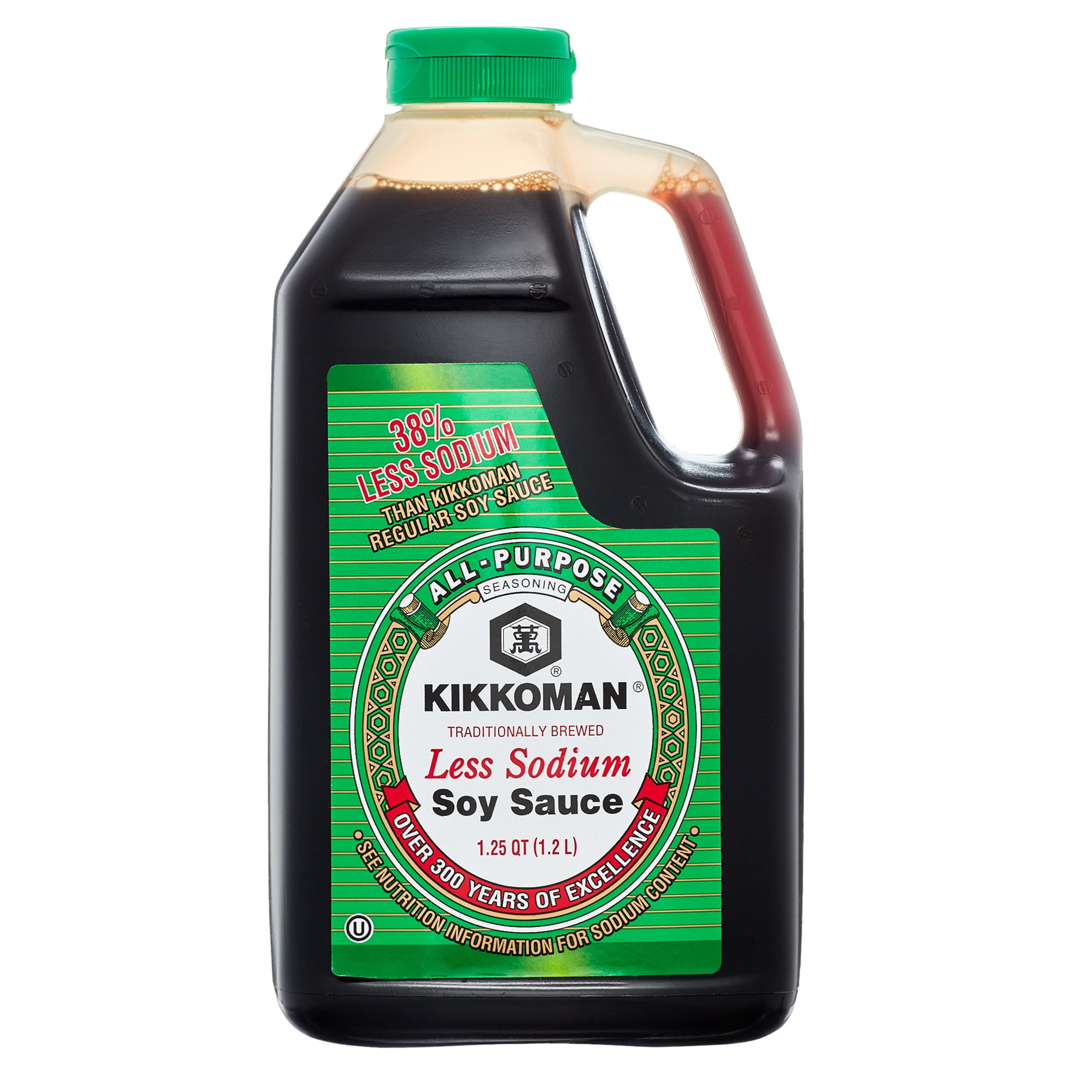 Kikkoman Less Sodium Soy Sauce, 40 oz - Walmart.com