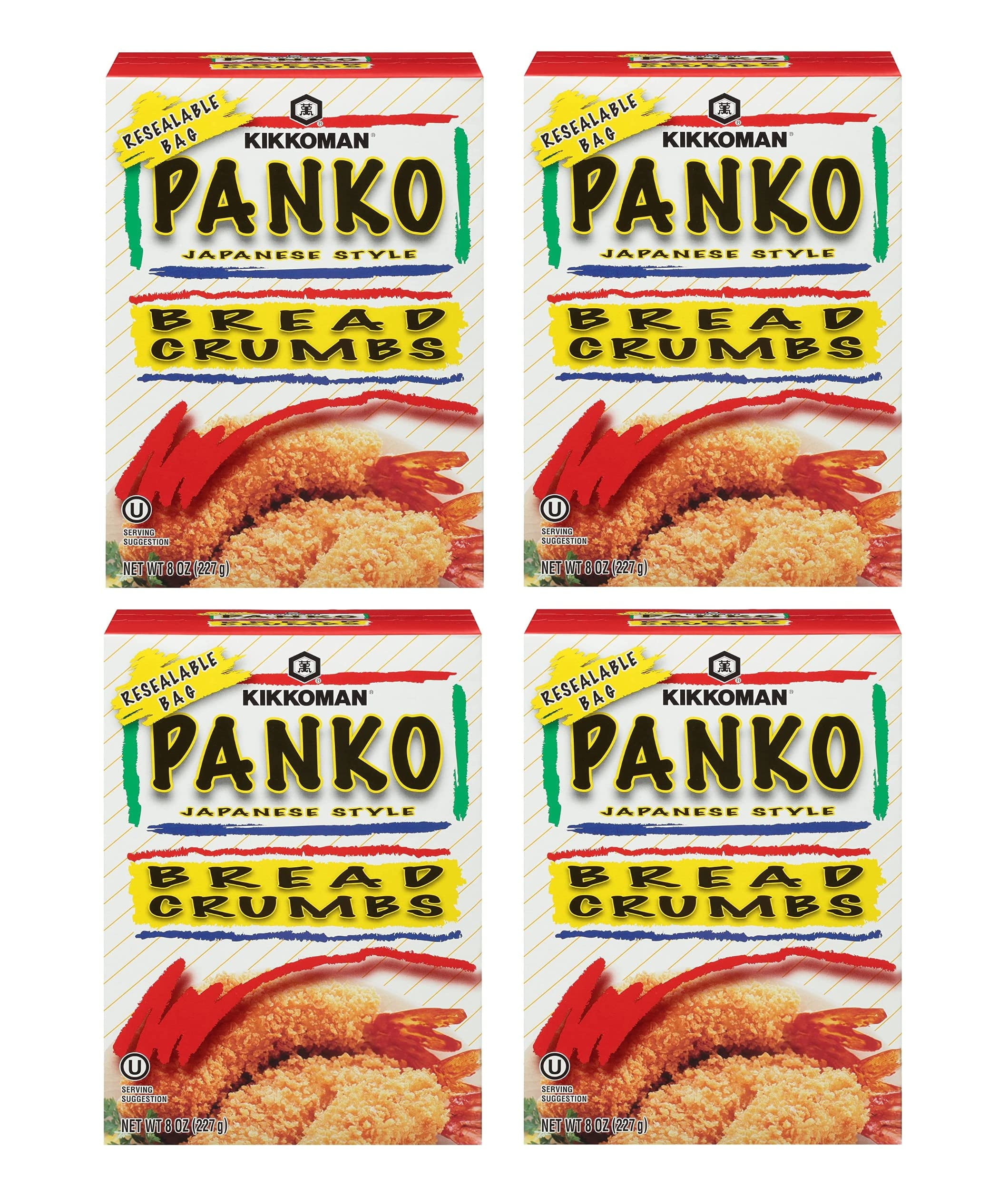 Kikkoman Panko Japanese Style CM31 Bread Crumbs 8 Oz - 4 pack W/ F.O.Y ...