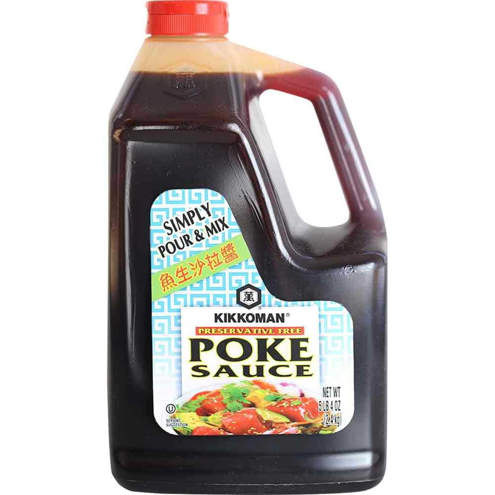 Kikkoman Poke Sauce 2.4 Kg, No Preservatives Added, Simply Pour& Mix ...