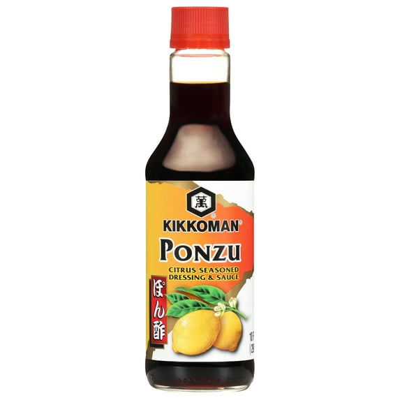 Kikkoman Seasoned Soy Ponzu Citrus Dressing & Sauce, 10 Fl Oz - Walmart.com