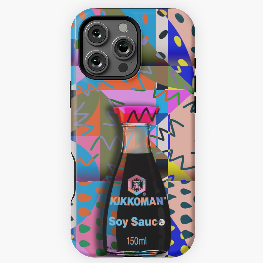 Kikkoman Shoyu Sauce Japanese Food Phone Case for iPhone 16 15 14 13 12 ...