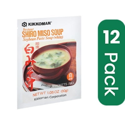 Kikkoman Soup Miso Shiro 1.05 oz (Pack Of 12) - Walmart.com