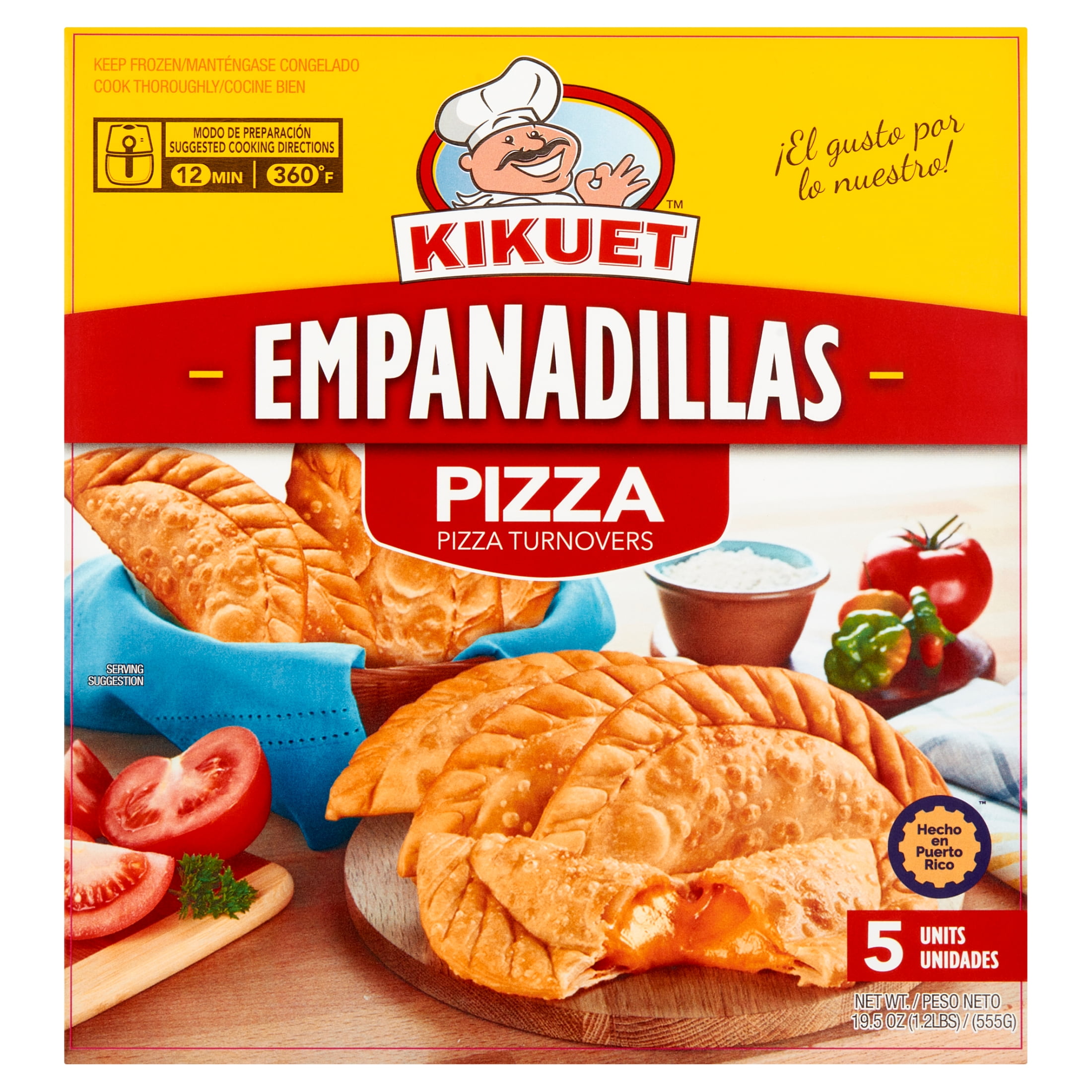 Kikuet Pizza Turnovers, 19.5 oz/1.2 lbs (555 Grams), Frozen - Walmart.com