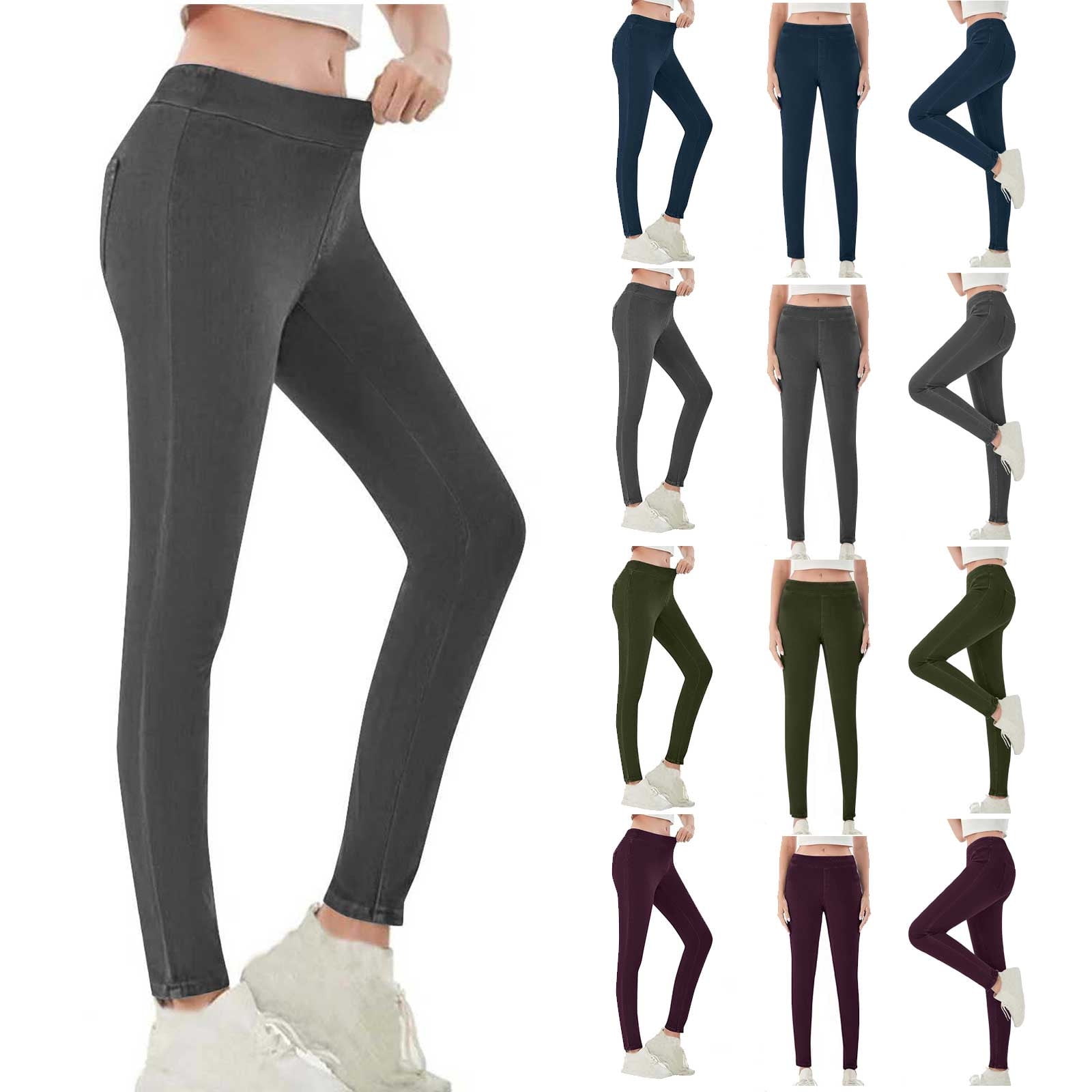 Kilaqueen Slim Fitness Jeans for Women Trendy Plus Size High Waisted ...
