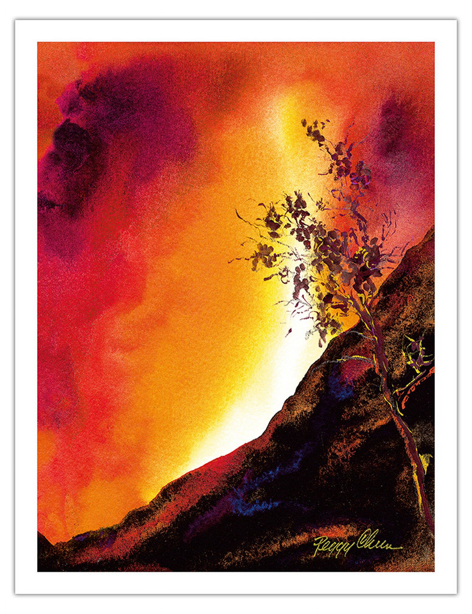 Kilauea Glow - Hawaiian Volcano - Pele Goddess of Fire - From an ...