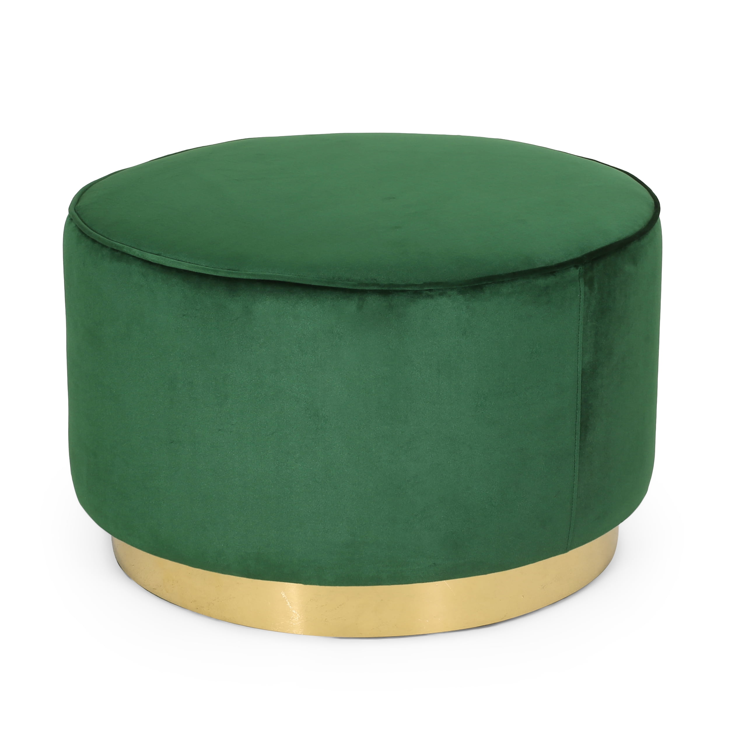 Kile Modern Glam Velvet Swivel Ottoman - Walmart.com