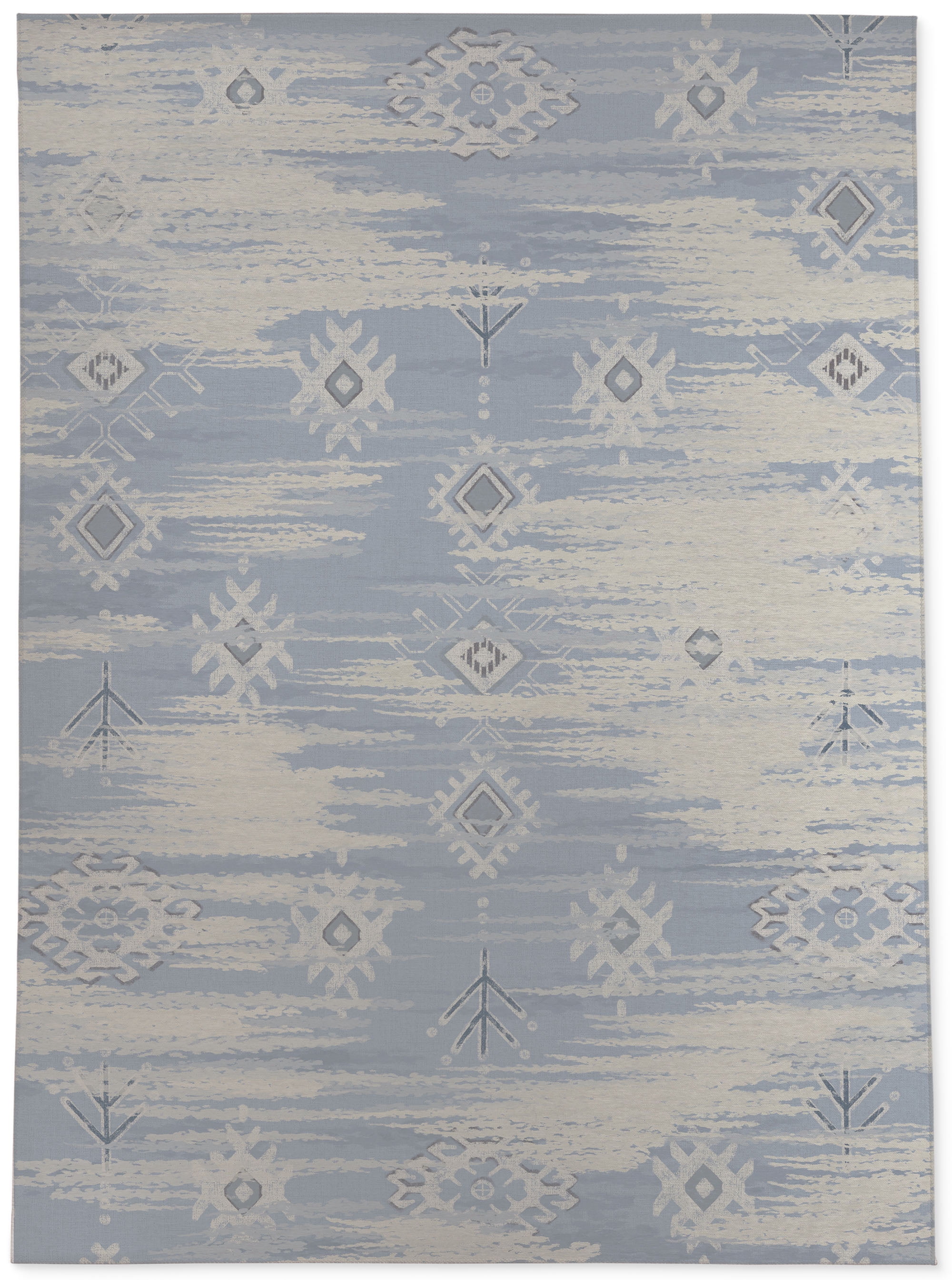 Kilim Distressed Denim Area Rug by Kavka Designs - Walmart.com