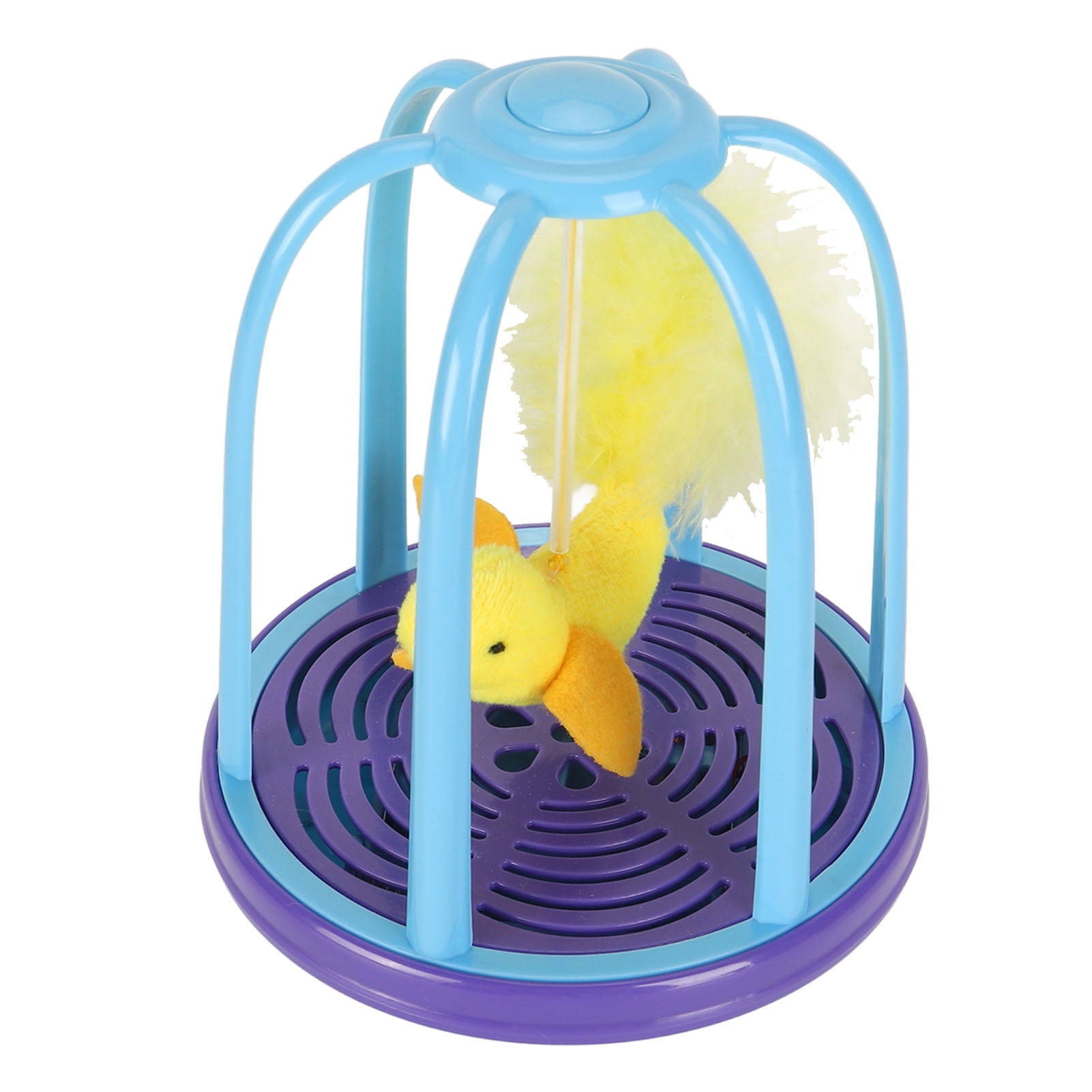 Kilisky Bird Cage Cat Toy Electric Cat Squeaky Toy Interactive Boredom ...