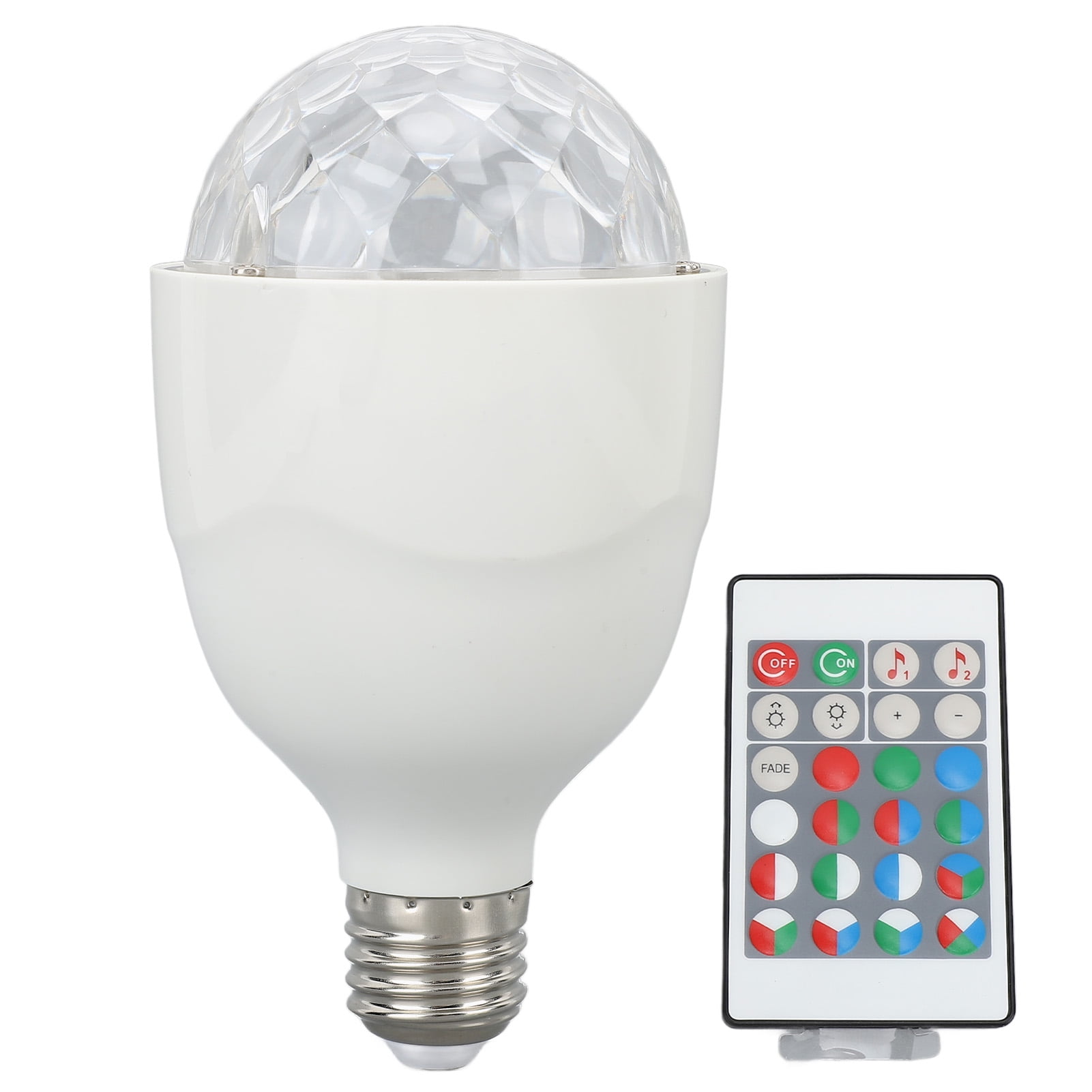 Kilisky E27 Disco Ball Lamp,Disco Sphere Lamp Bulb E27 Sound Activated ...