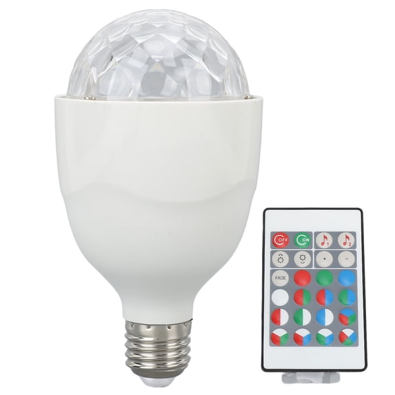 Kilisky E27 Disco Ball Lamp,Disco Sphere Lamp Bulb E27 Sound Activated ...