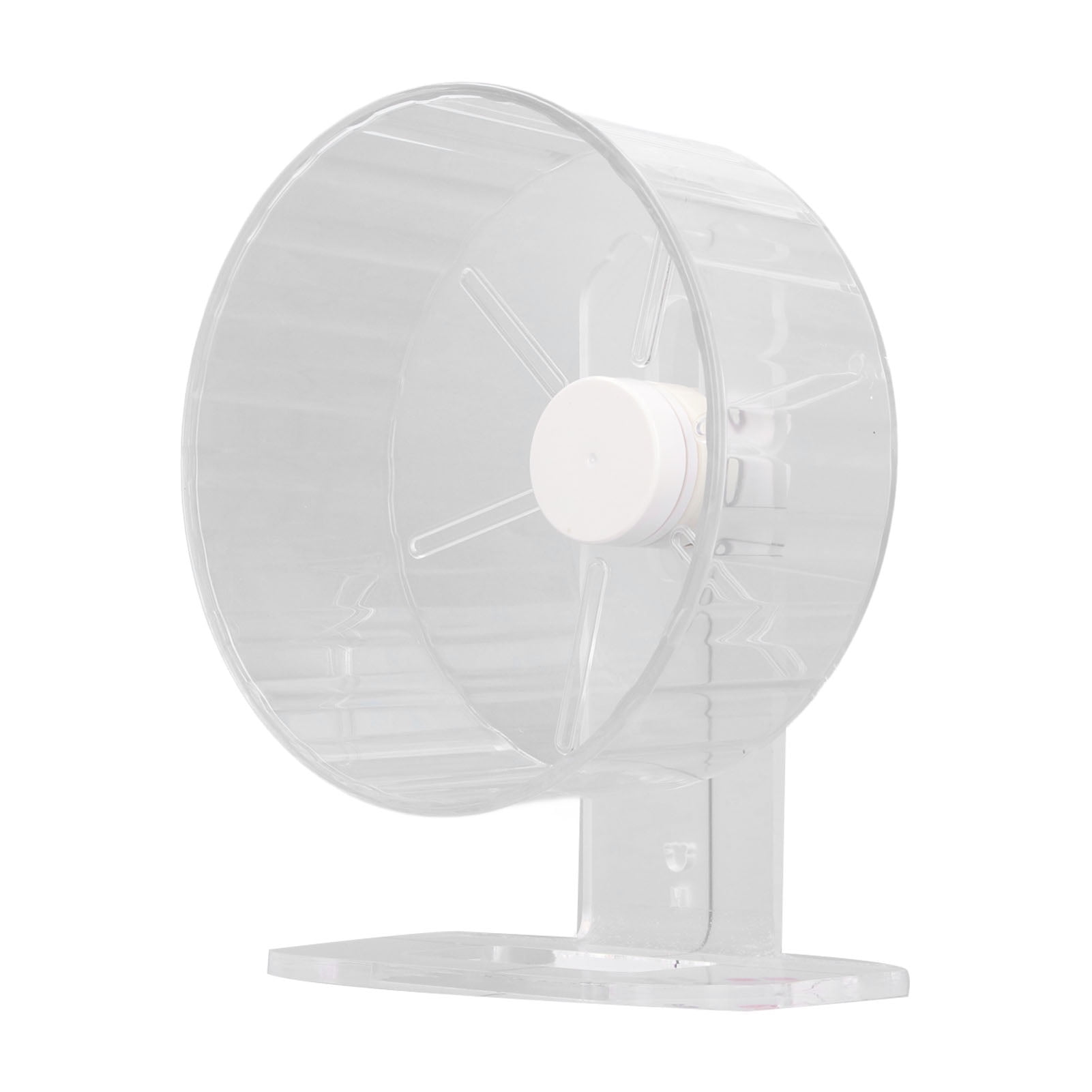 Kilisky Silent Hamster Wheel with Stand Prevent Slip Clear Acrylic ...