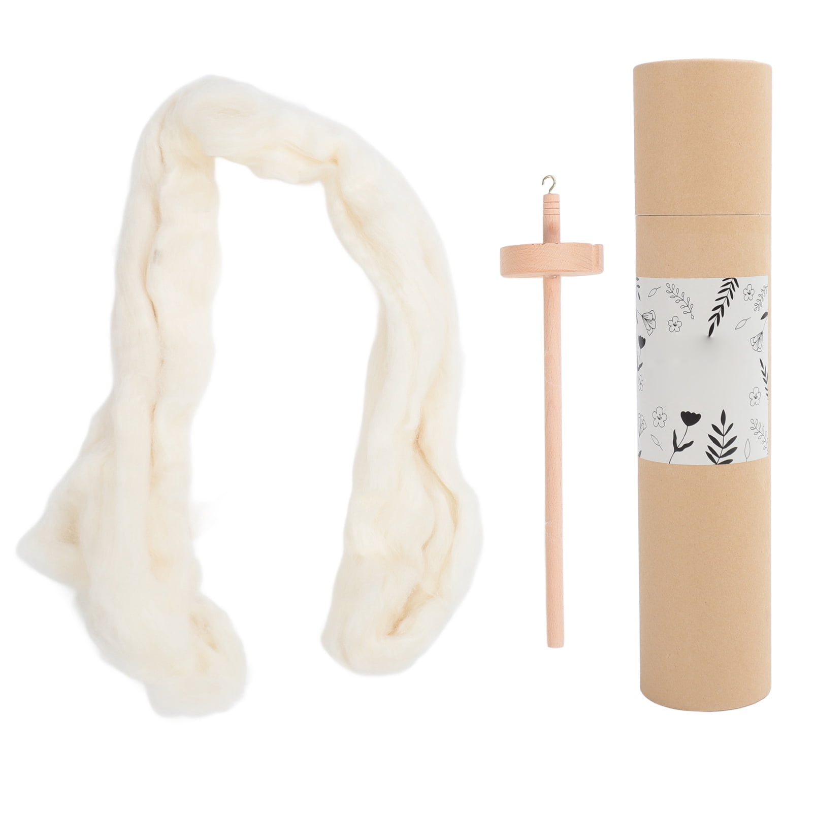 Kilisky Wooden Drop Spindle Professional DIY Yarn Spinning Kit with ...