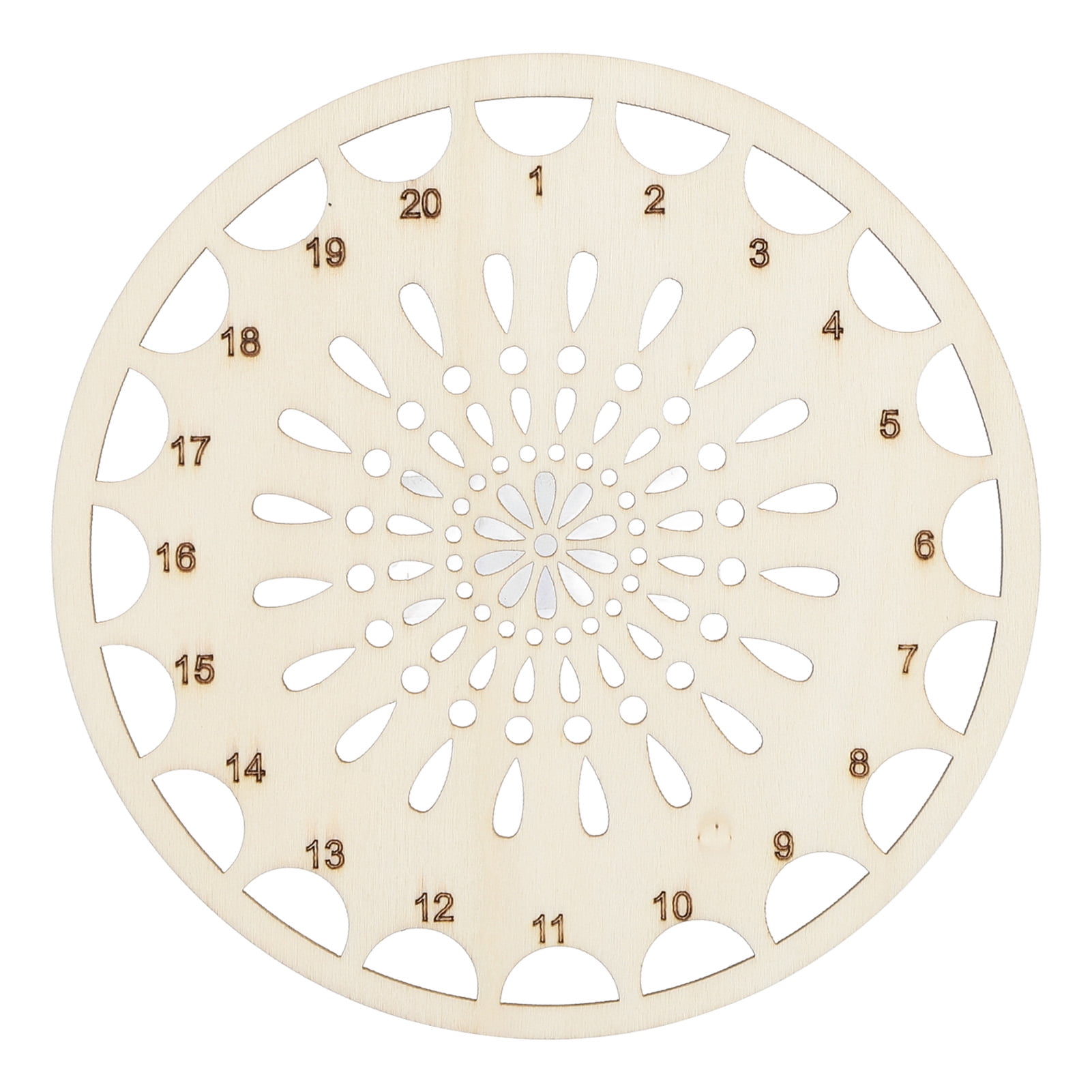 Kilisky Wooden Embroidery Floss Organizer Multipurpose Hollow Design ...