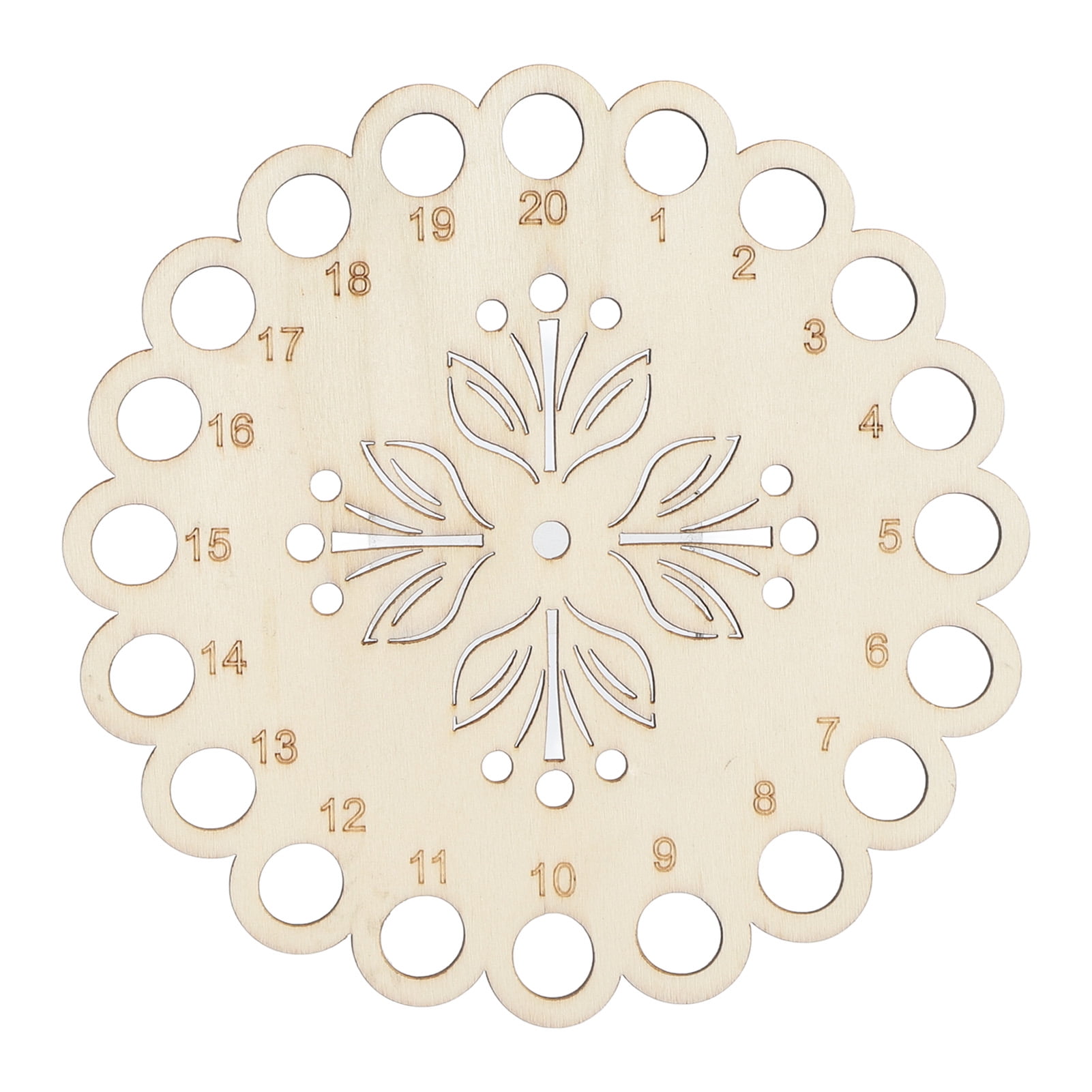 Kilisky Wooden Embroidery Floss Organizer Multipurpose Hollow Design ...