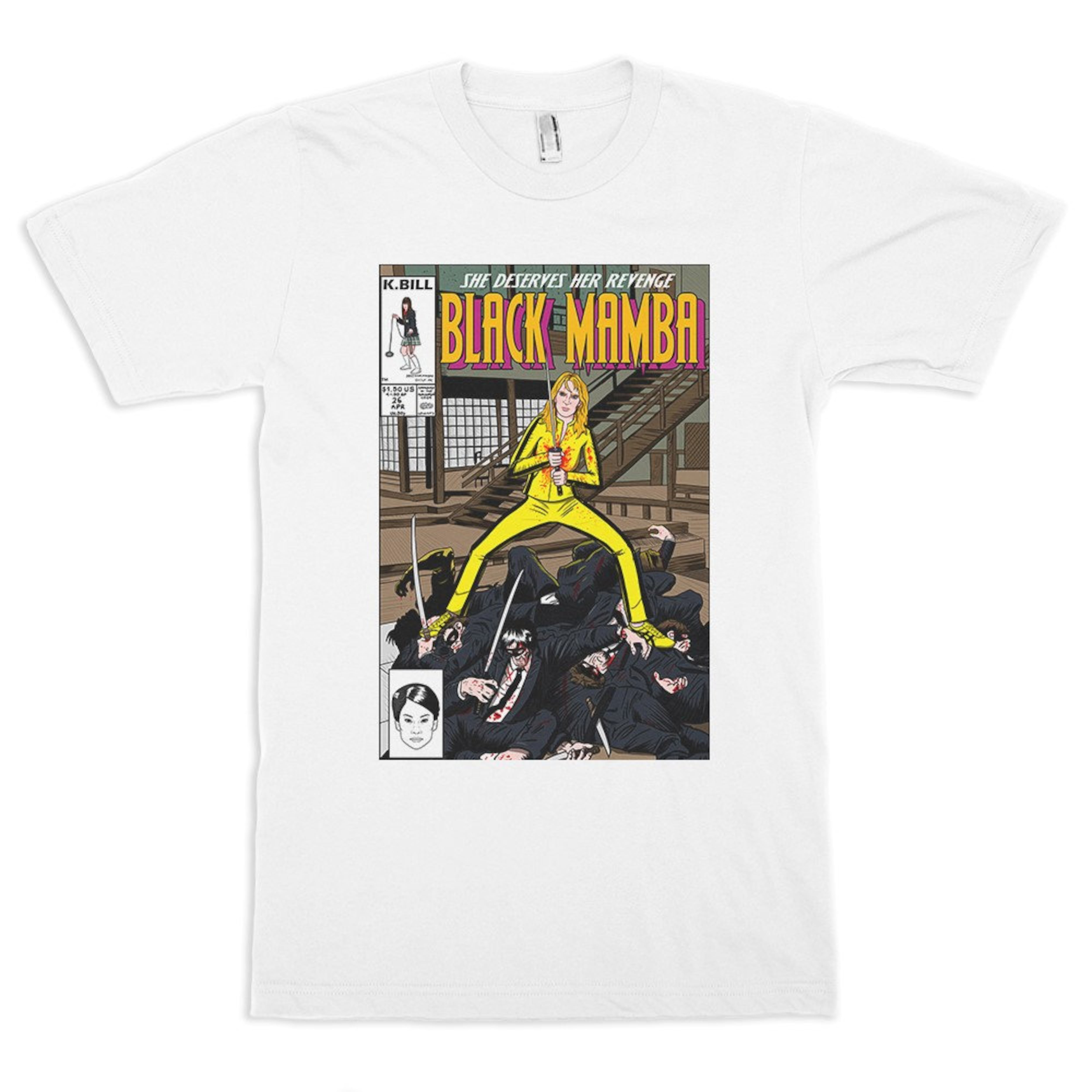 Kill Bill Black Mamba T-Shirt, Quentin Tarantino Shirt, Men's and Women ...