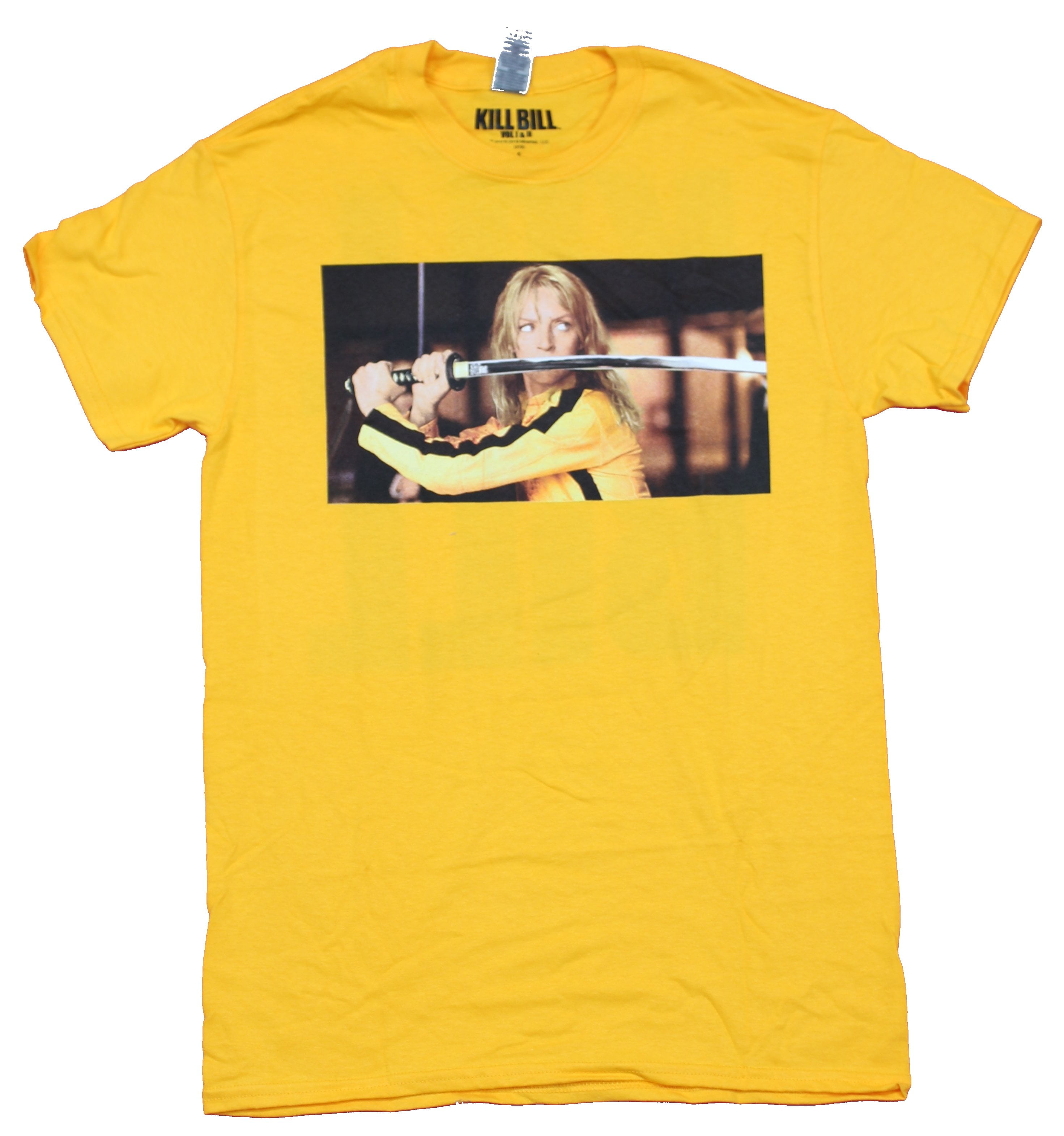 Kill Bill Mens T-Shirt - Beatrix Bride Photo Box Front Big Letter Back ...