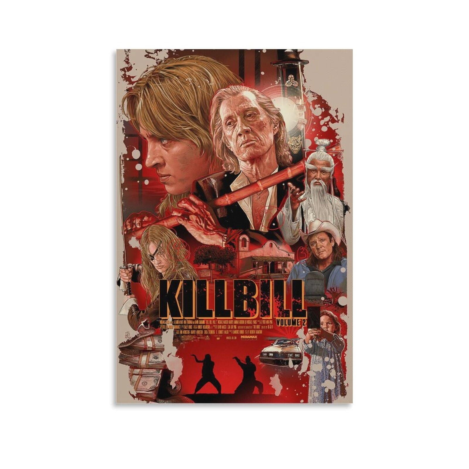 Kill Bill Movie Art Posters Canvas Art Poster And Wall Art Picture ...